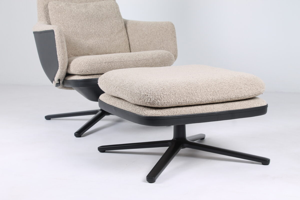 Ikonisch | Poltrona Grand Relax & Ottoman – Vitra