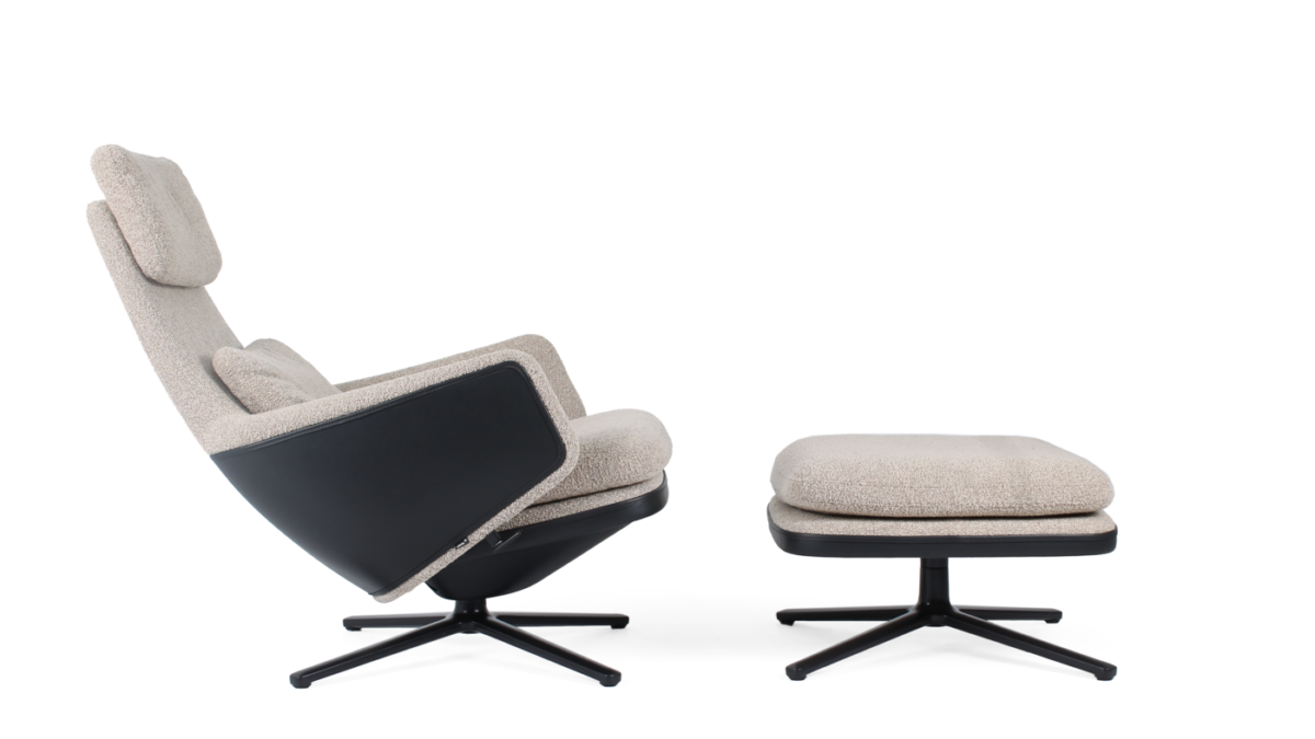 Ikonisch | Poltrona Grand Relax & Ottoman – Vitra